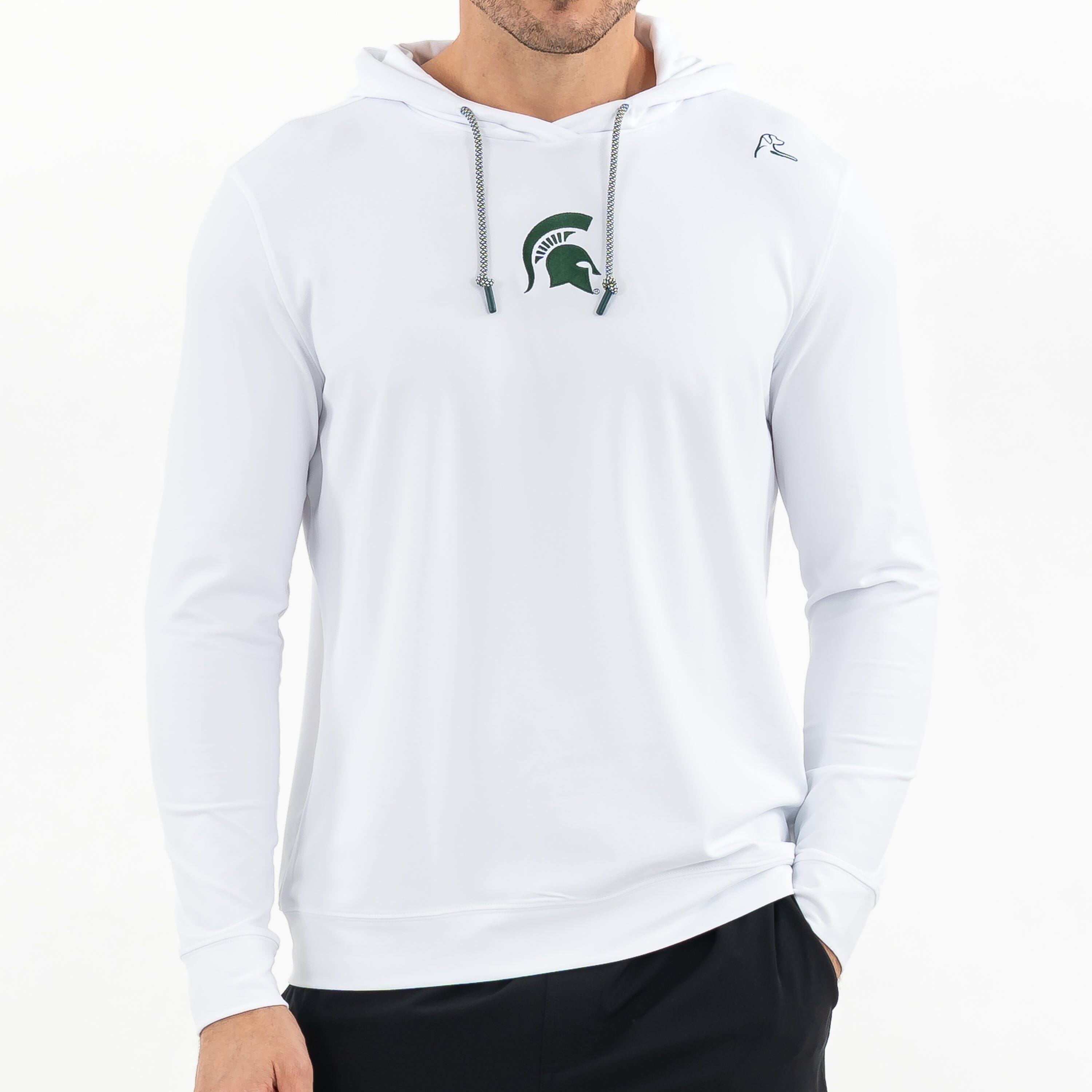 Hesi Collegiate Hoodie - Michigan State - White | Rhoback – RHOBACK