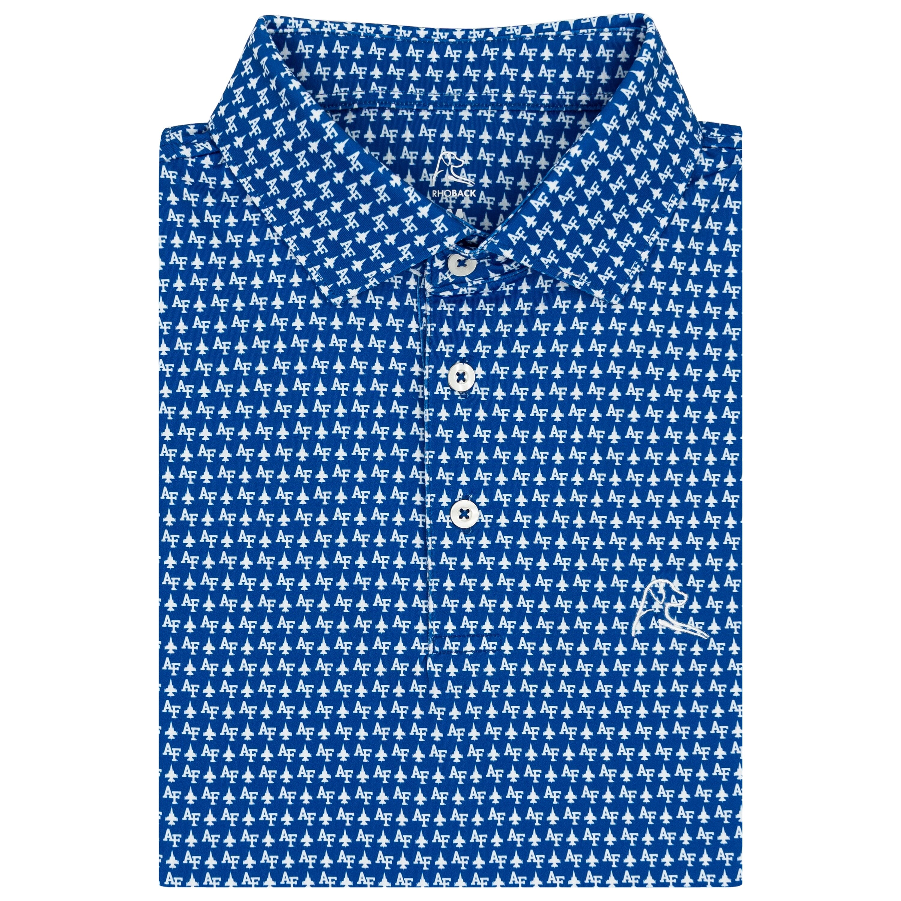 The Air Force Fightin' Falcons™ Collegiate Polo - Azure Blue/White ...