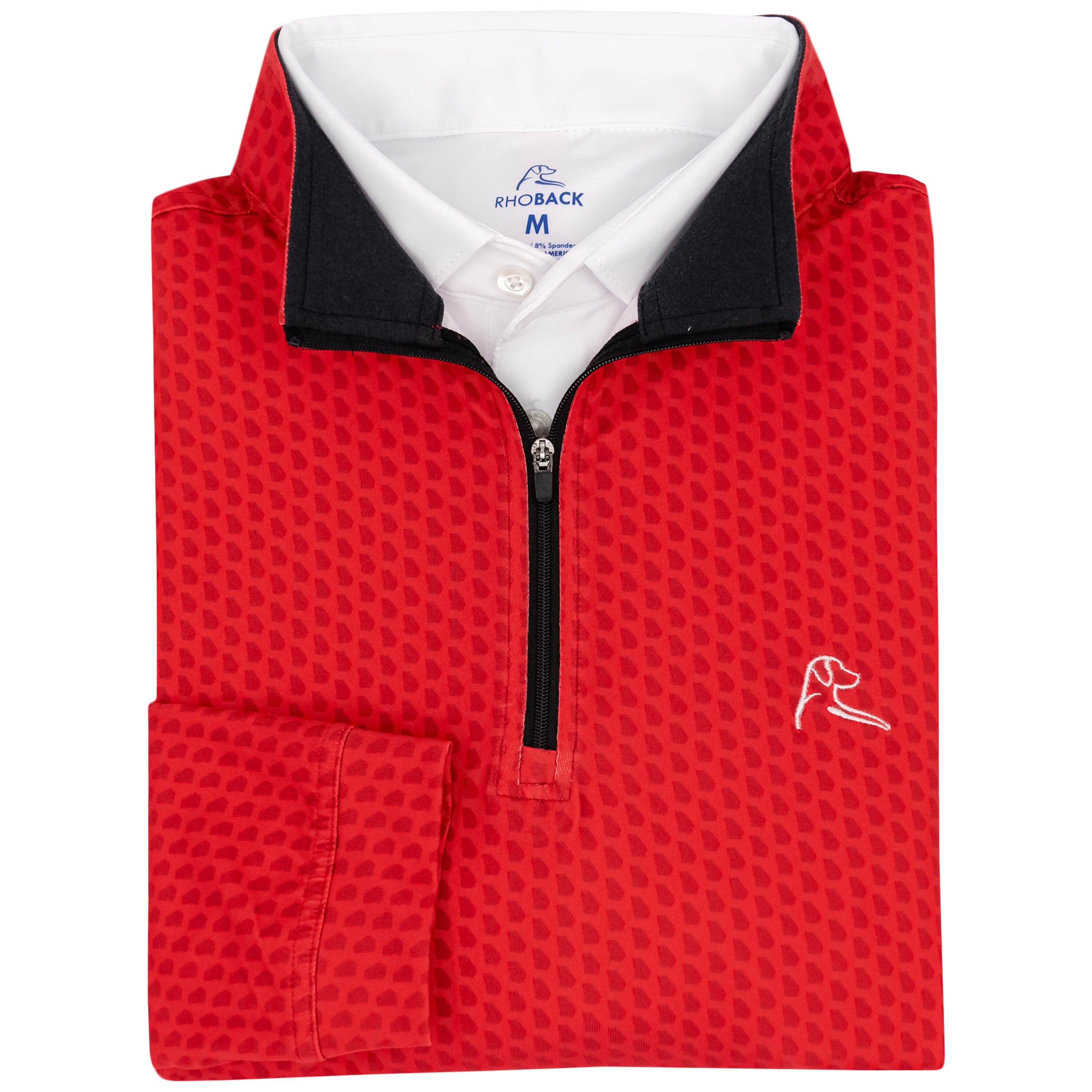 Peach State Performance Q-Zip - Classic Red | Rhoback – RHOBACK