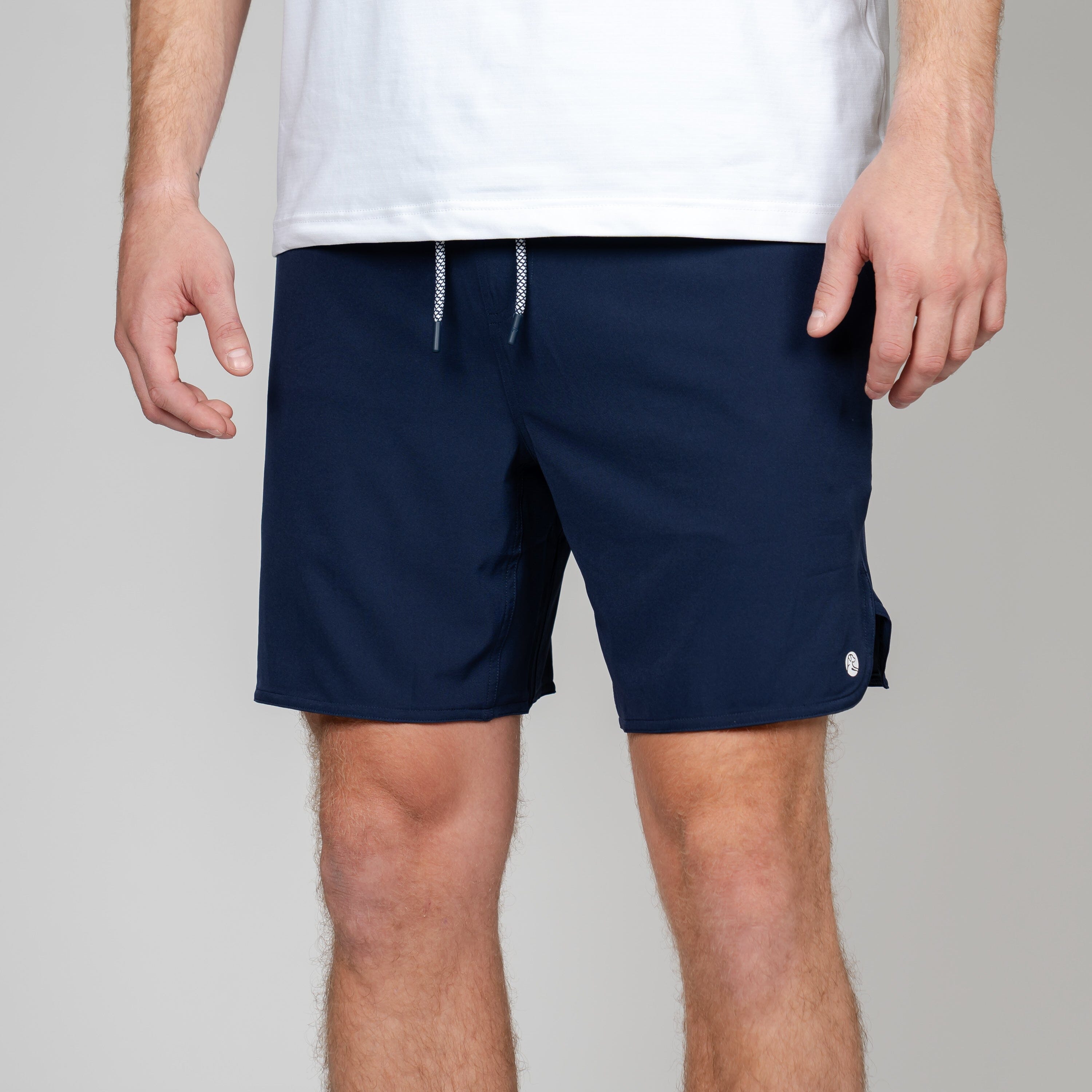 Lined Grit Gym Short - Fleet Navy – RHOBACK