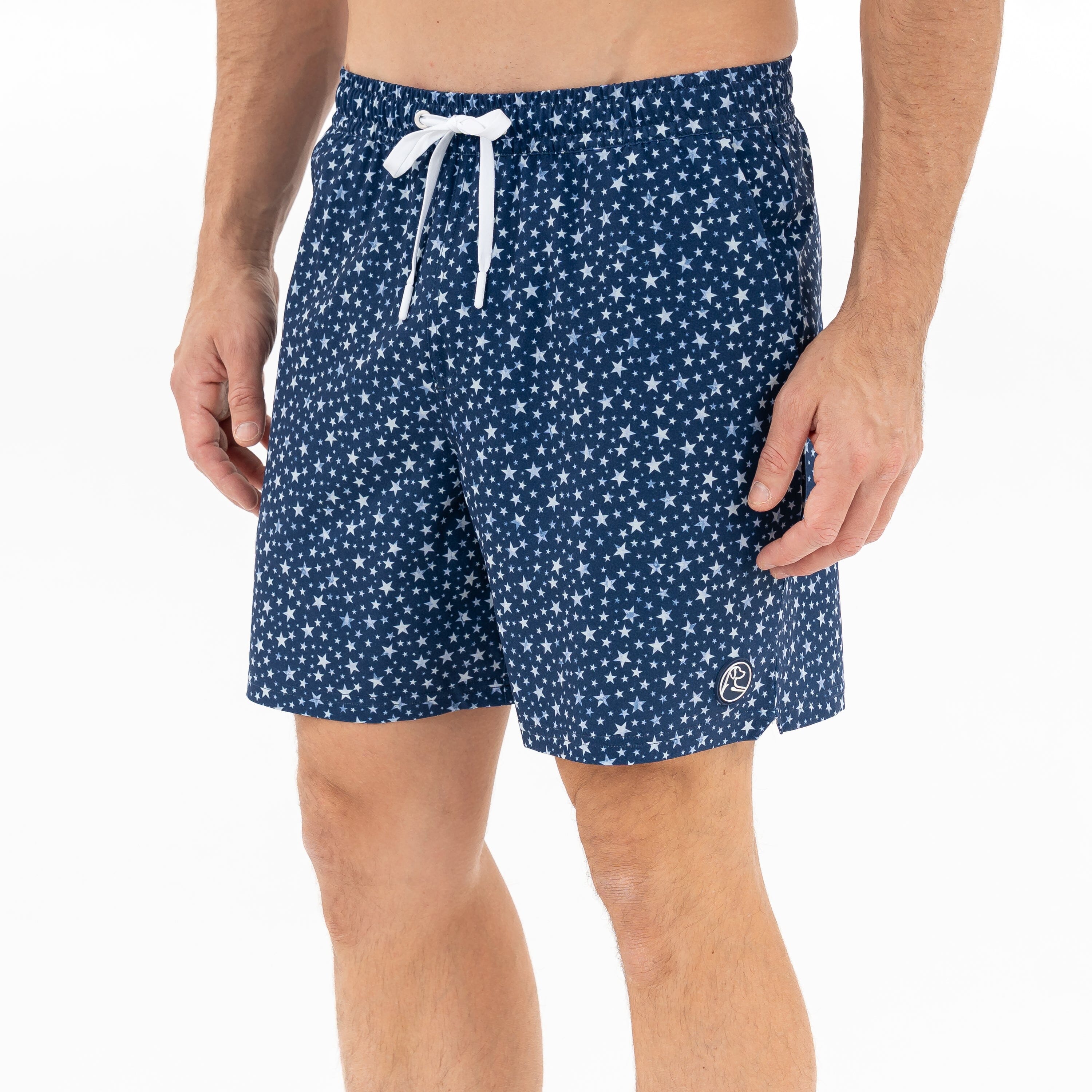 Medley Swim Trunk - The Starlight - Admiral Navy/Mist Blue | Rhoback ...