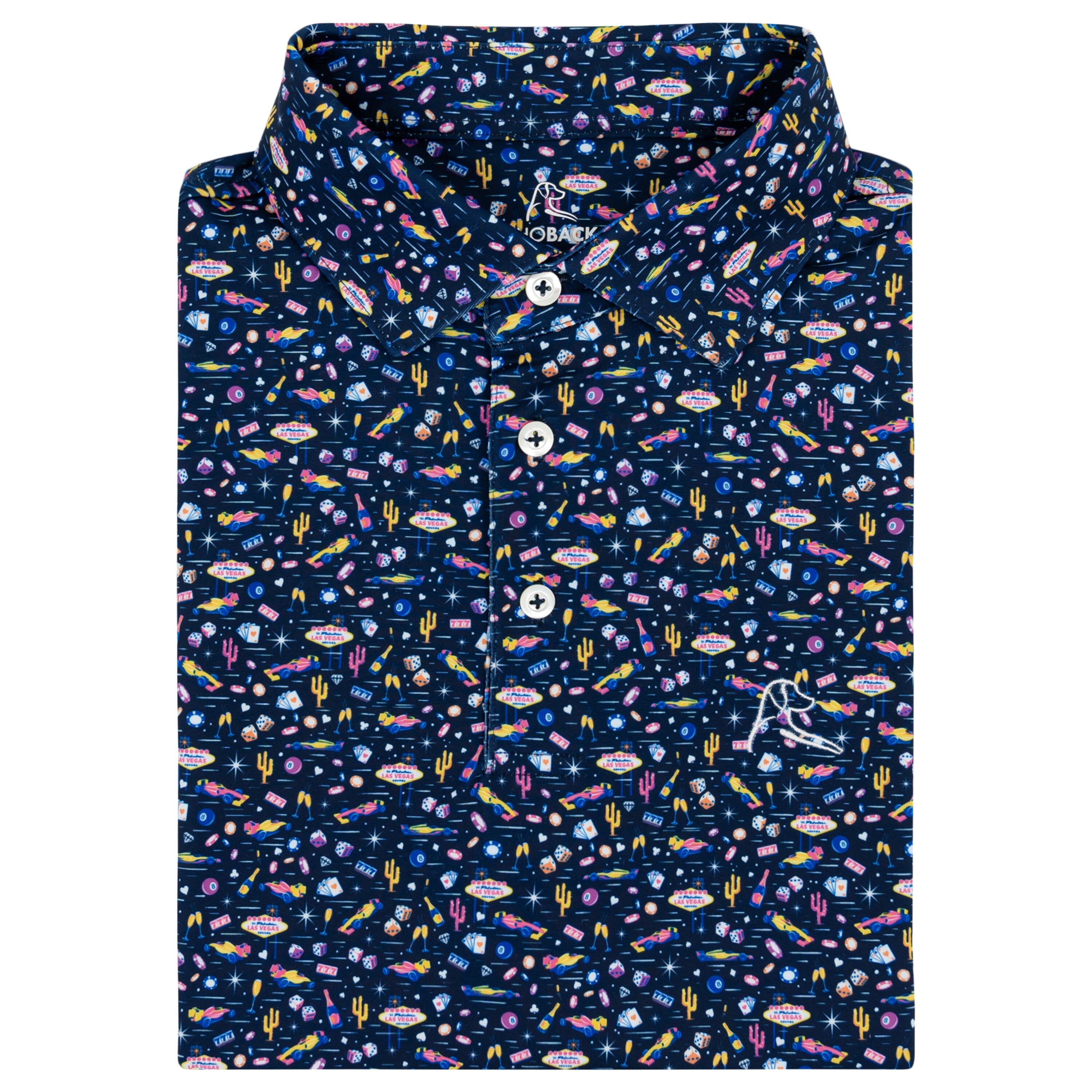 The Strip Performance Polo - Fleet Navy | Rhoback – RHOBACK