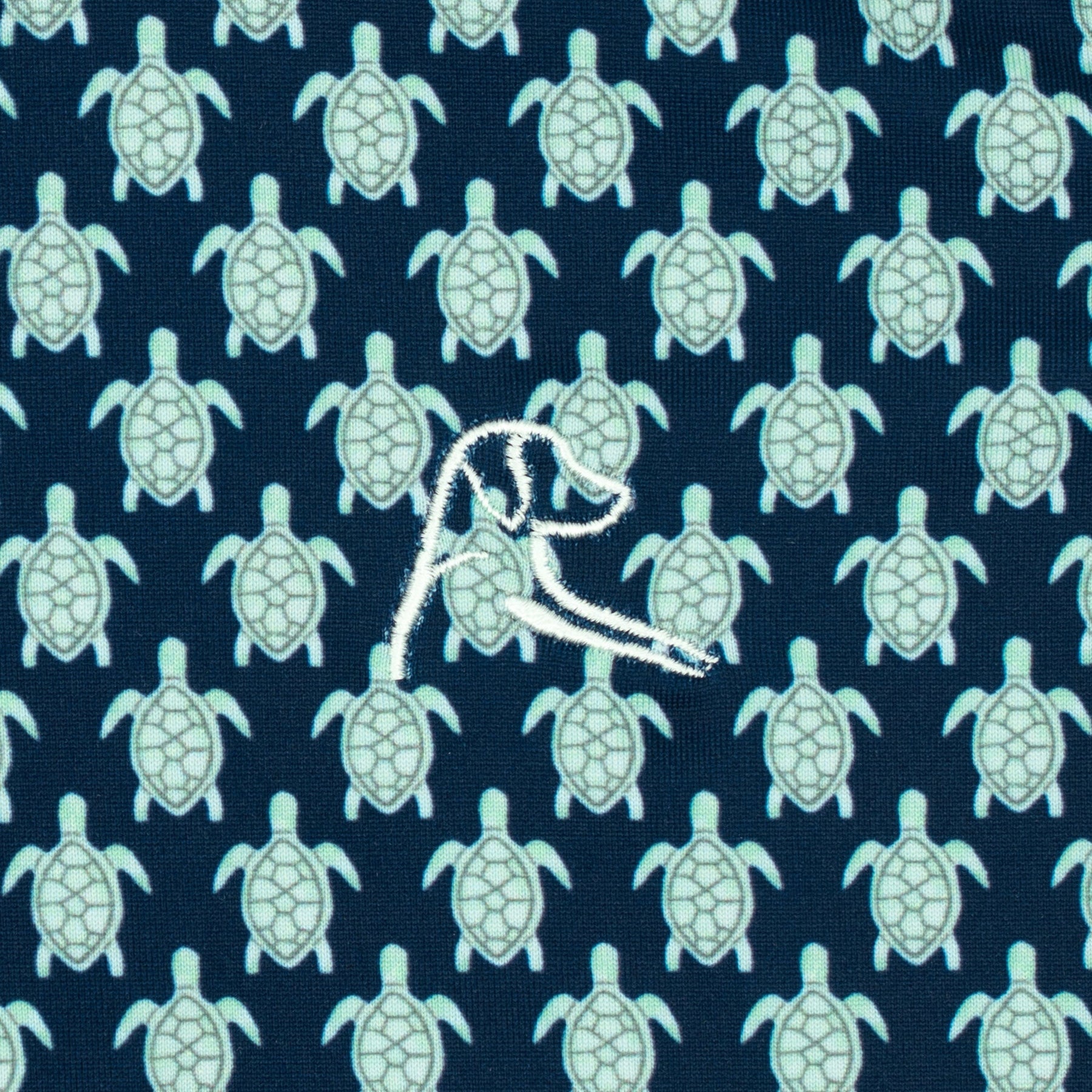 The Lil' Noggin Performance Polo - Fleet Navy/Antigua Green | Rhoback ...